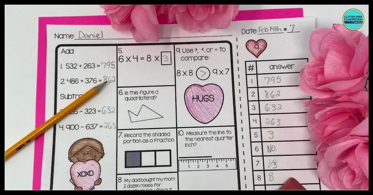 February Math Worksheets for Elementary Students in 2025 - Teaching ...