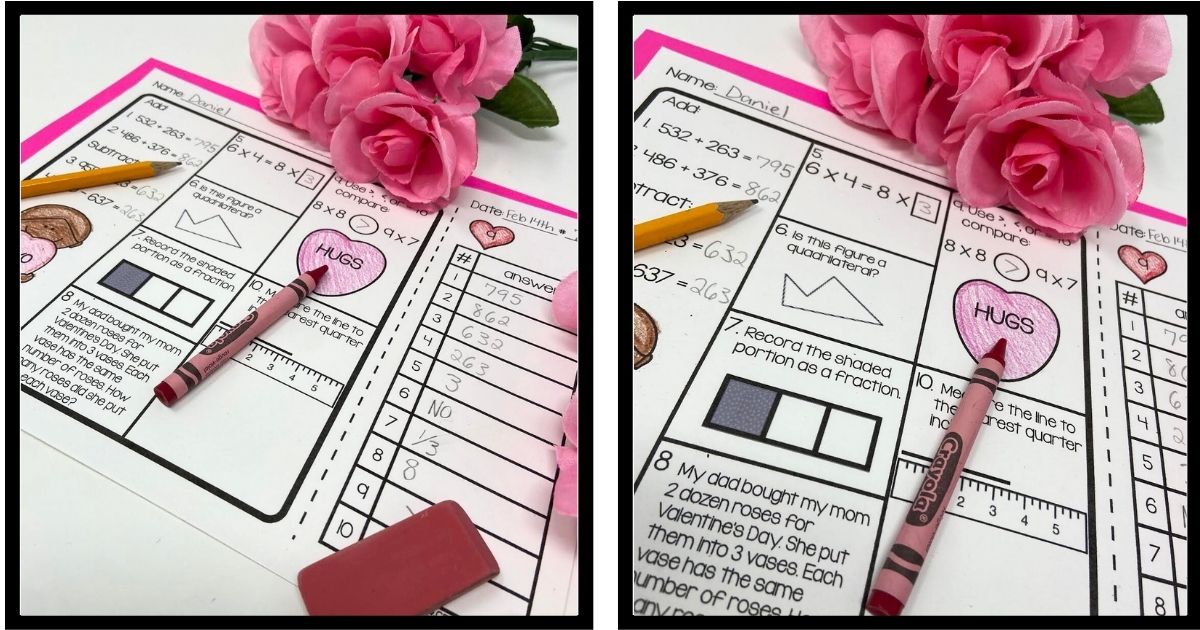 February Math Worksheets for Elementary Students in 2025 - Teaching ...