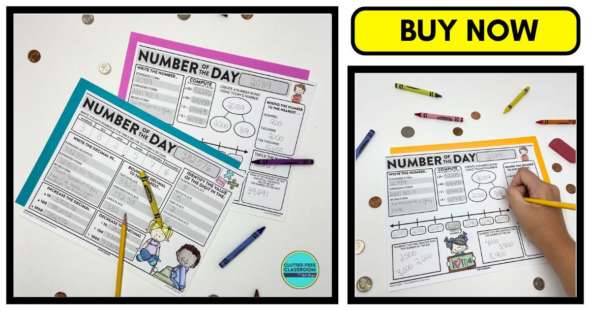 Using Number of the Day Activities for Teaching Number Sense in 2025 ...