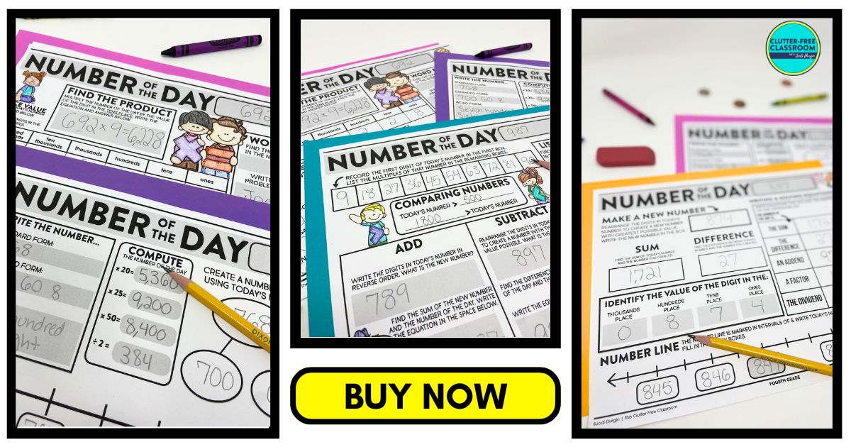 Using Number of the Day Activities for Teaching Number Sense in 2025 ...