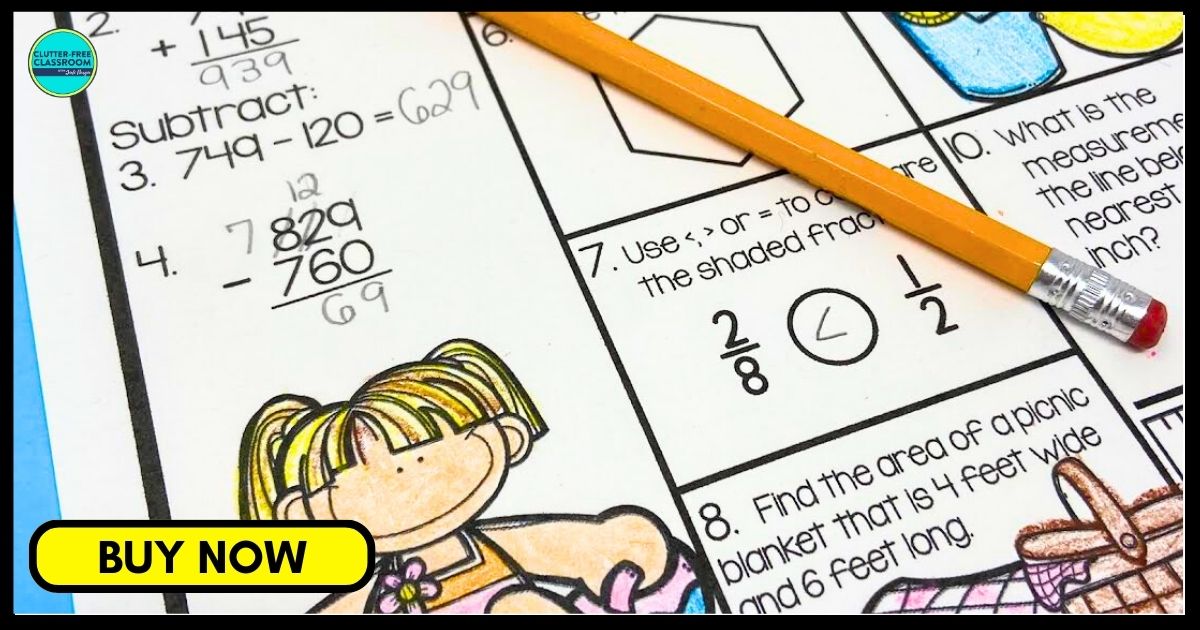 June Math Worksheets for Elementary Students in 2025 - Teaching with ...