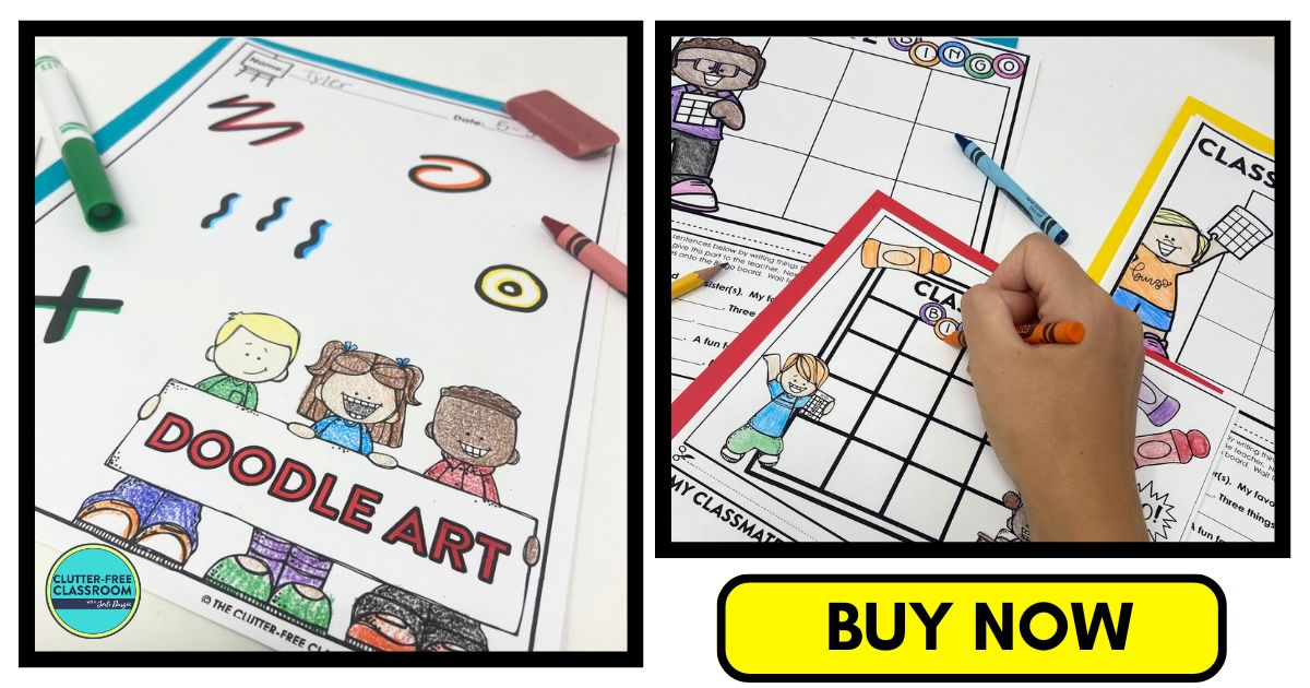 Welcome Back to School Activities for Elementary Students - Teaching ...