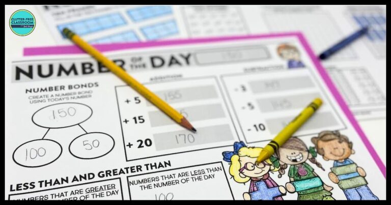 Using Number of the Day Activities for Teaching Number Sense in 2024 ...