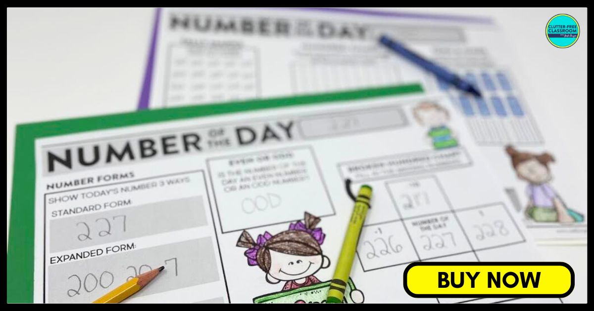 Using Number of the Day Activities for Teaching Number Sense in 2025 ...