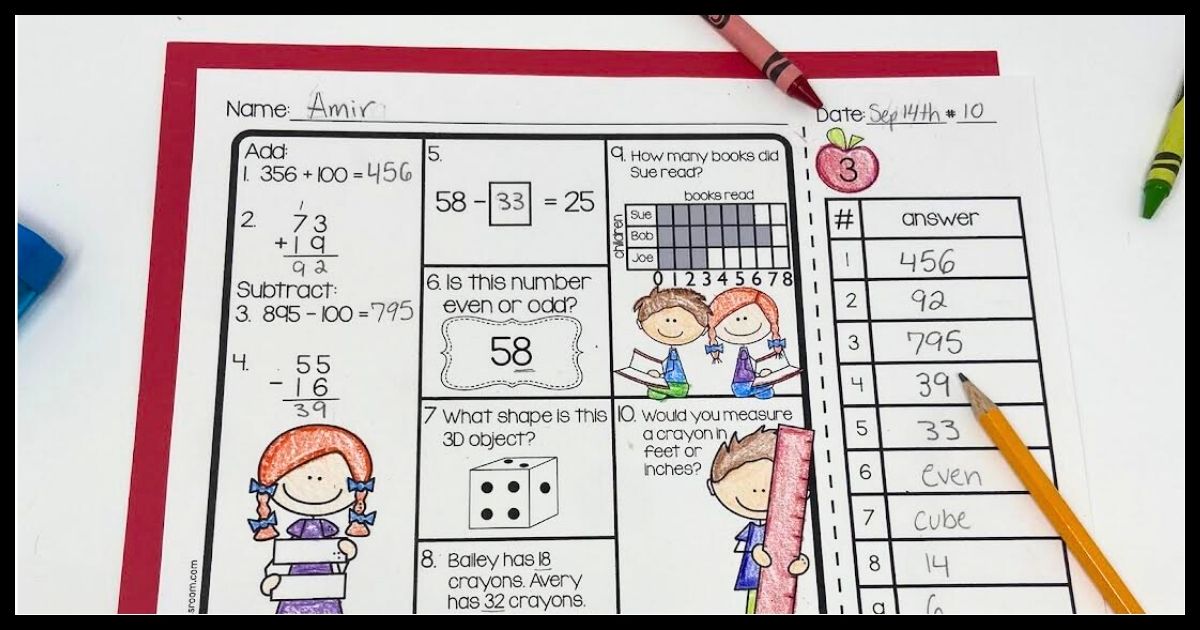 September Math Activities for Elementary Students in 2025 - Teaching ...