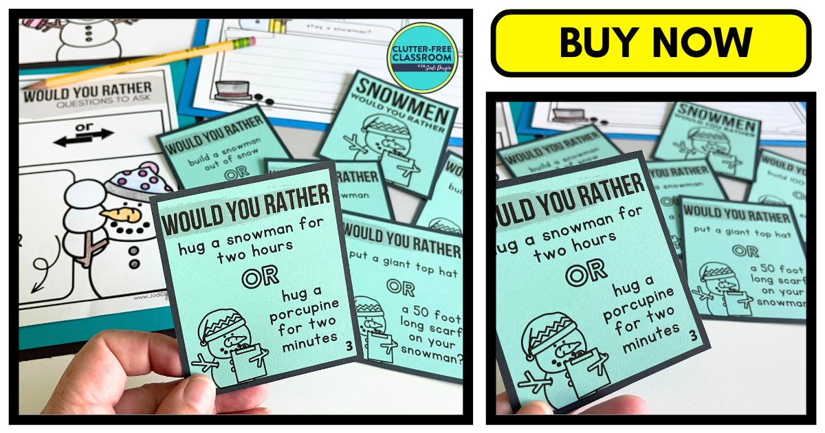 Would You Rather Activities for Elementary Students: January Edition ...