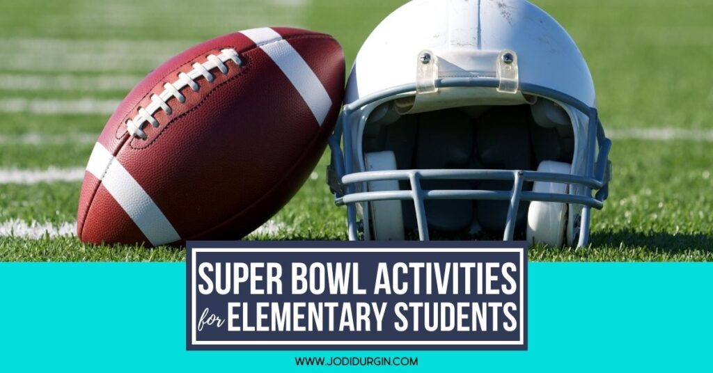 Super Bowl Classroom Activities for Elementary Students in 2024 ...