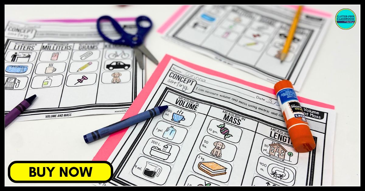 Math Sorting Activity Ideas for 1st, 2nd and 3rd Grade Teachers ...