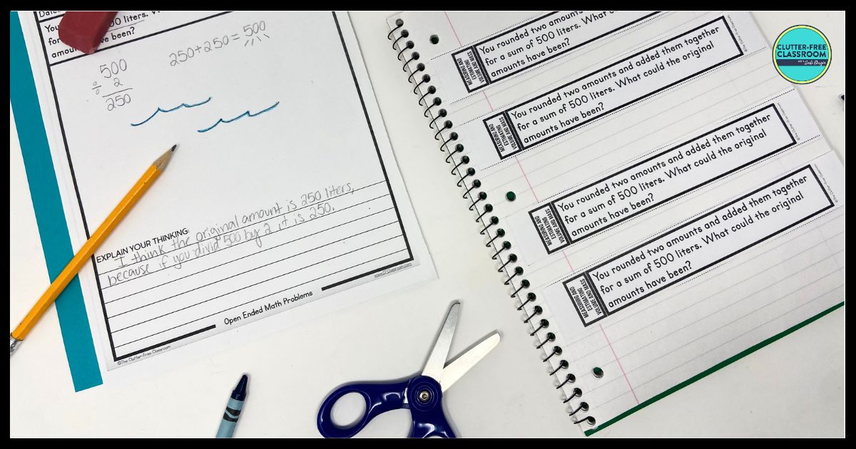 Open Ended Math Questions and Problems for Elementary Students ...