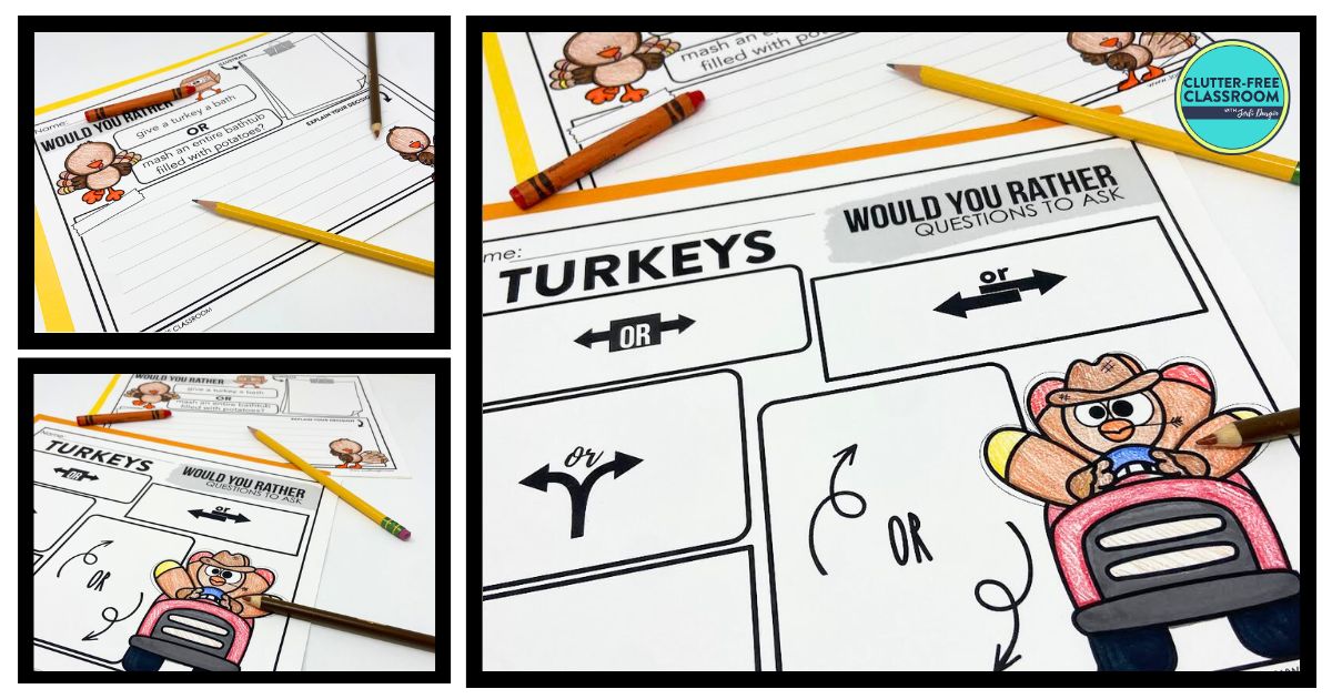 November Would You Rather Questions and Activities for Elementary ...