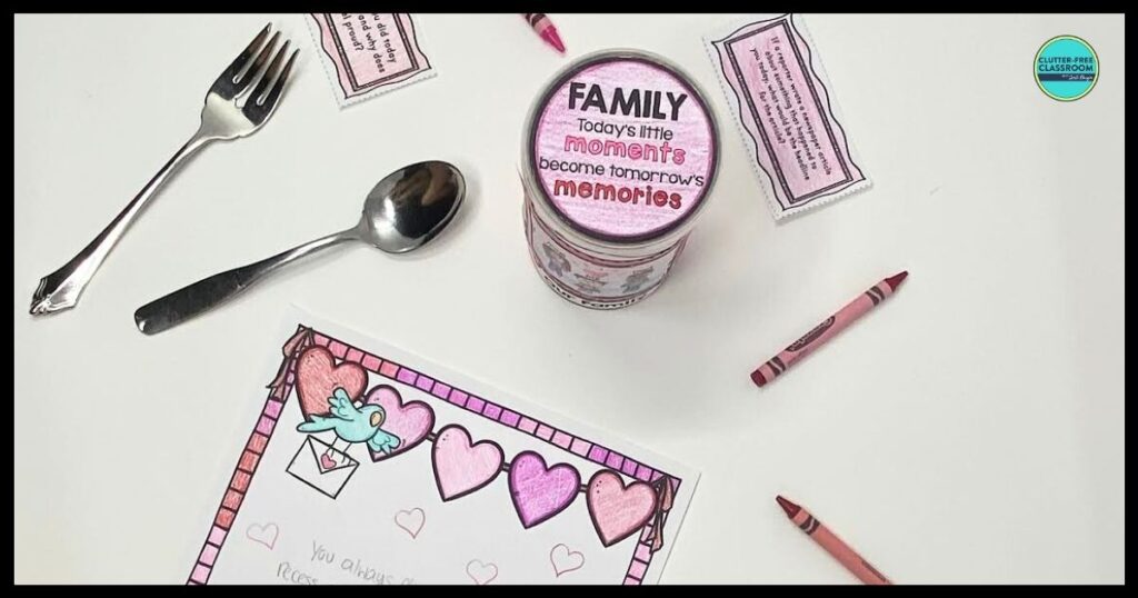 Valentine's Day Classroom Crafts for Students to Make Their Families ...