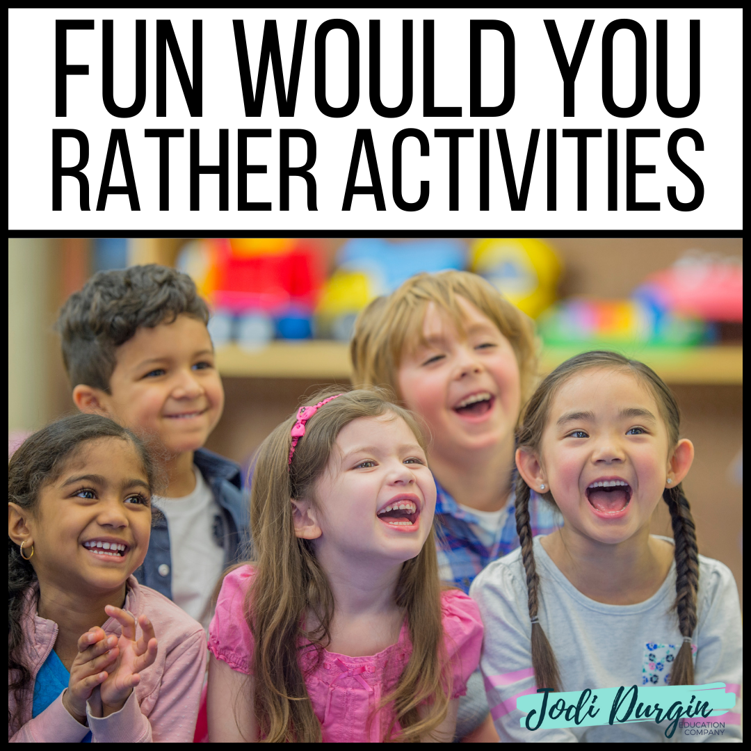 Would You Rather Questions for Kids at the Elementary Level - Teaching ...