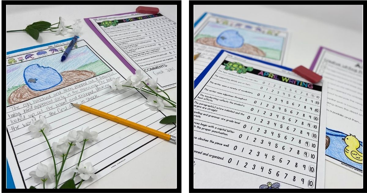 April Writing Prompts for Elementary Students in 2026 - Teaching with ...