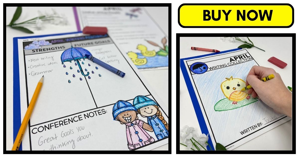 April Writing Prompts for Elementary Students in 2026 - Teaching with ...