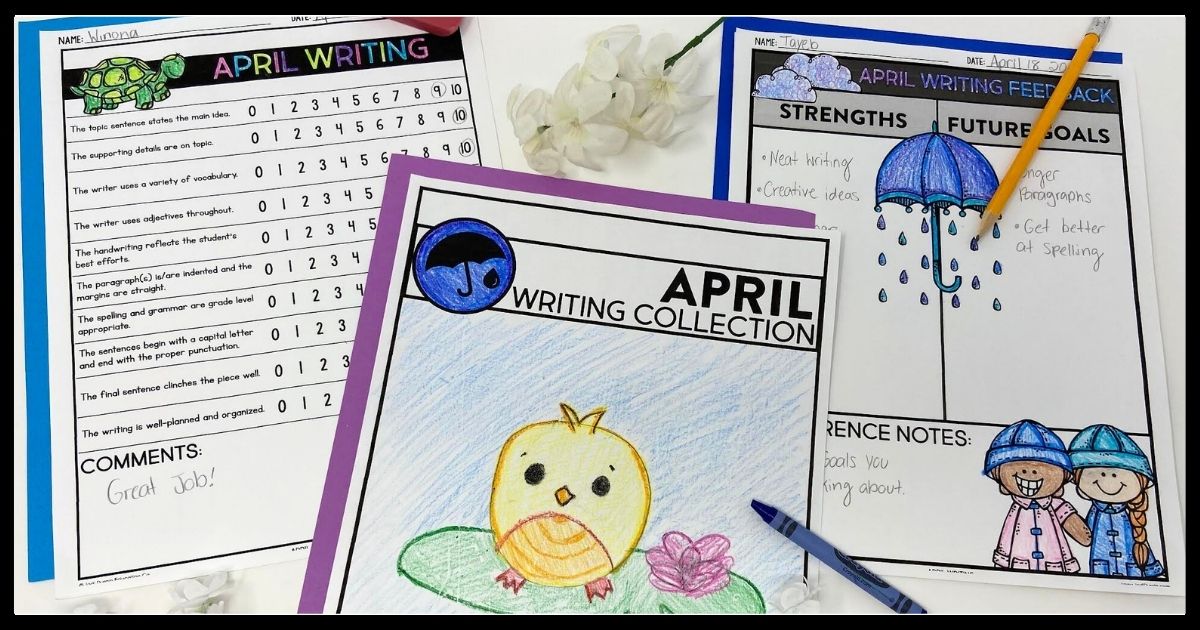 April Writing Prompts for Elementary Students in 2025 - Teaching with ...