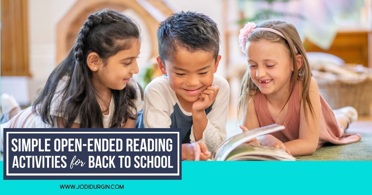 Beginning of the Year Reading Activities that Go with Any Book ...