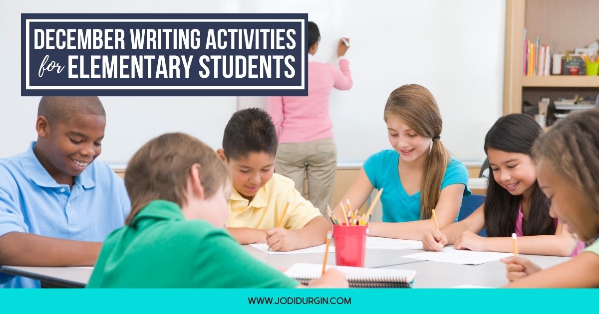 December Writing Activities for Elementary Students - Teaching with ...