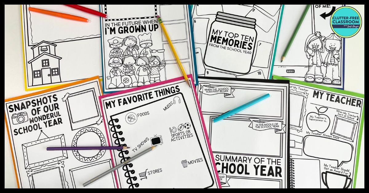 End of the Year Memory Books for Elementary Students - 2025 - Teaching ...