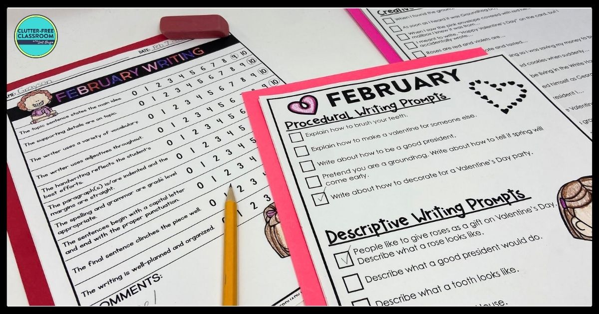 February Writing Prompts for Elementary Students in 2026 - Teaching ...