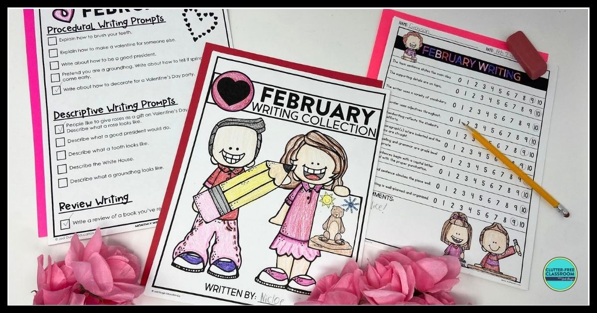 February Writing Prompts for Elementary Students in 2026 - Teaching ...