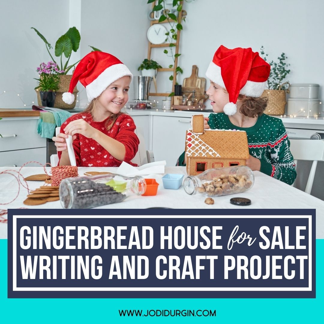 Gingerbread House for Sale Writing Activity for Elementary Students ...