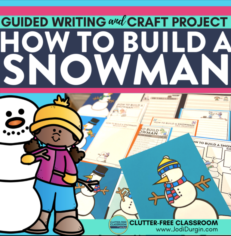 Snowmen Activities, Read Alouds and Crafts for Elementary Students in ...