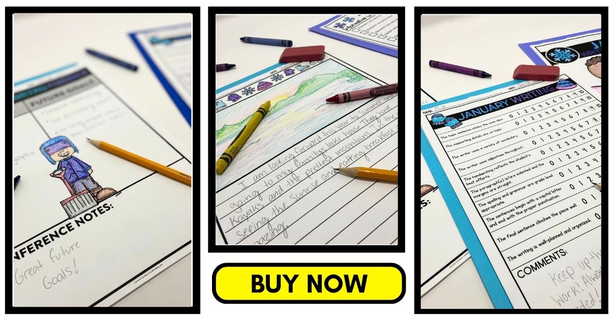 January Writing Prompts for Elementary Students in 2025 - Teaching with ...