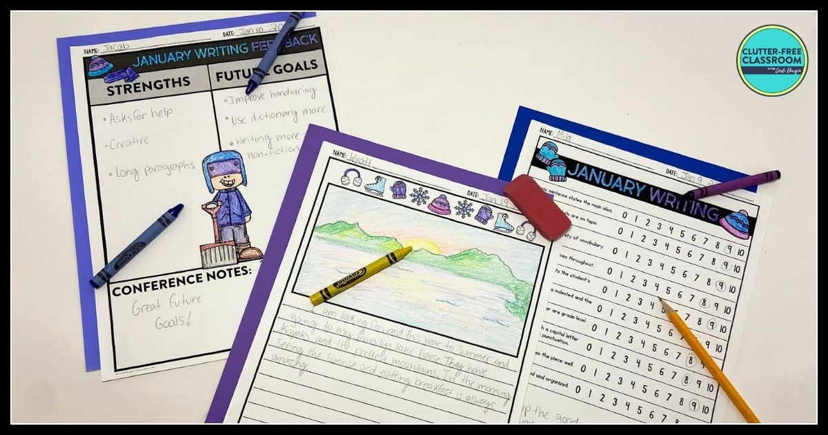 January Writing Prompts for Elementary Students in 2025 - Teaching with ...