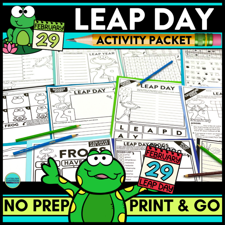 Leap Year Activities for Elementary Students - 2026 - Teaching with ...