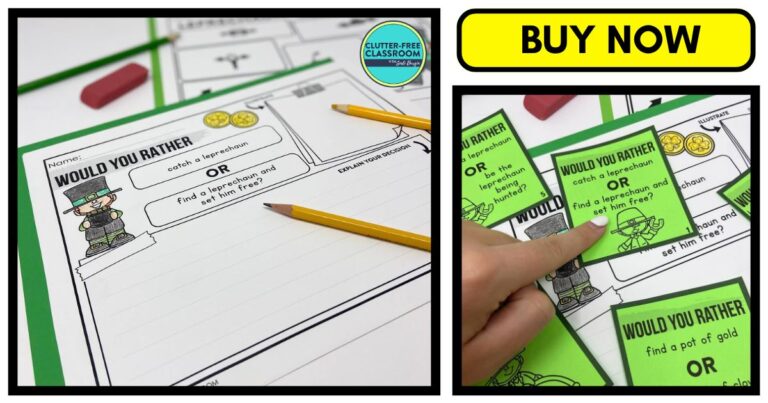 March Would You Rather Questions and Activities for Elementary Students ...