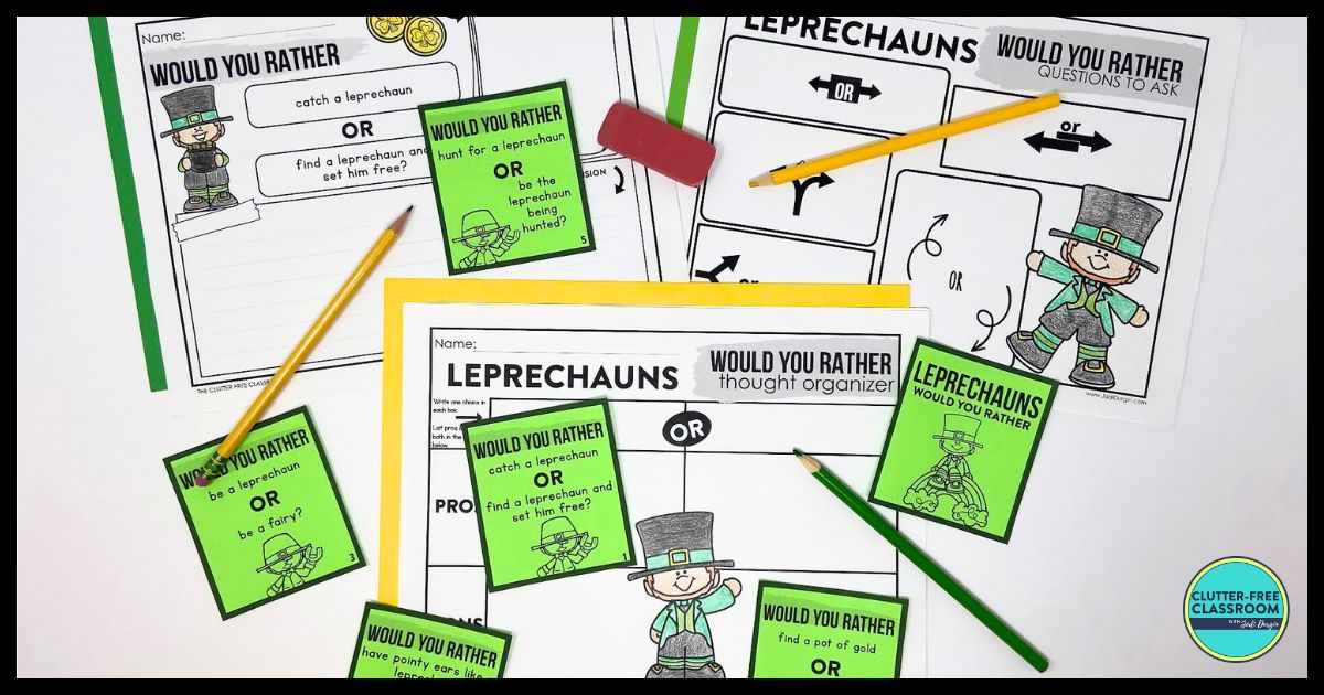 March Would You Rather Questions and Activities for Elementary Students ...