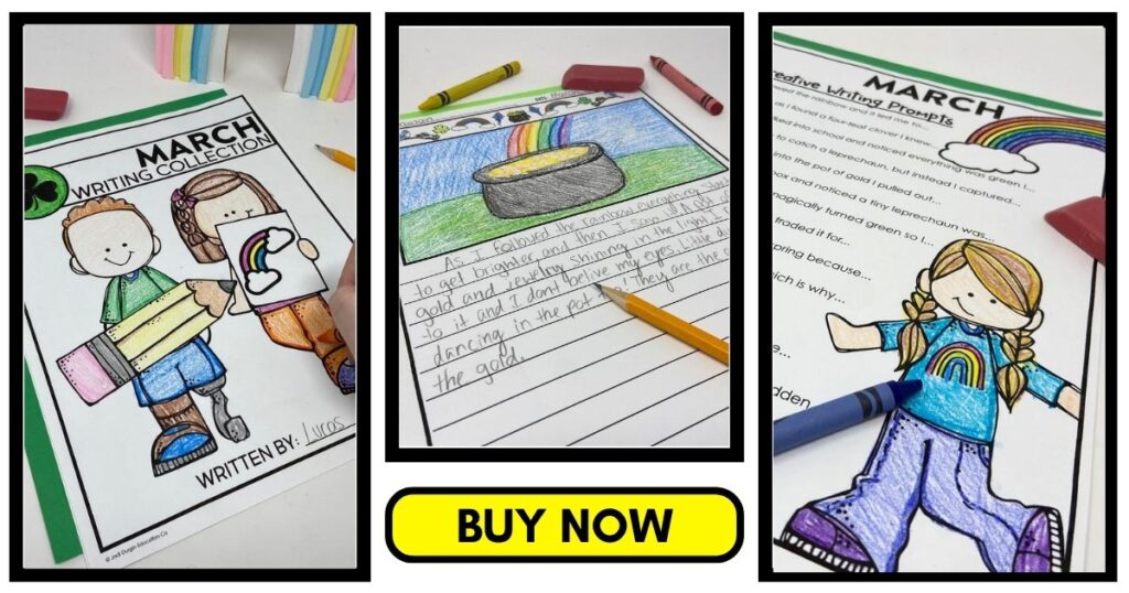 March Writing Prompts for Elementary Students in 2025 - Teaching with ...