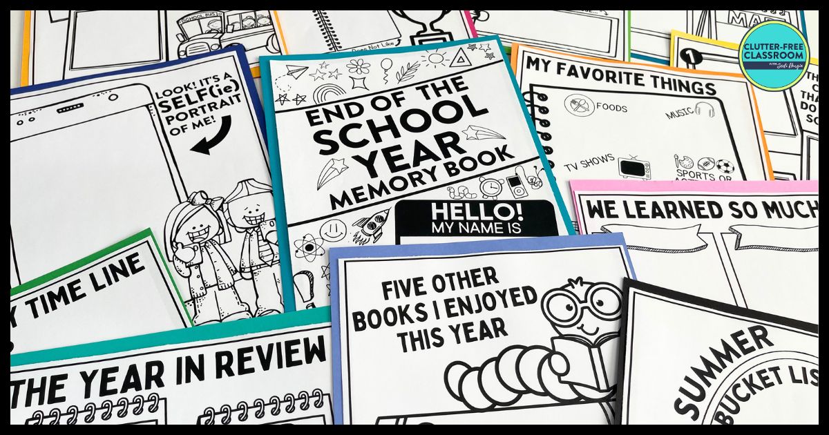 End of the Year Memory Books for Elementary Students - 2025 - Teaching ...