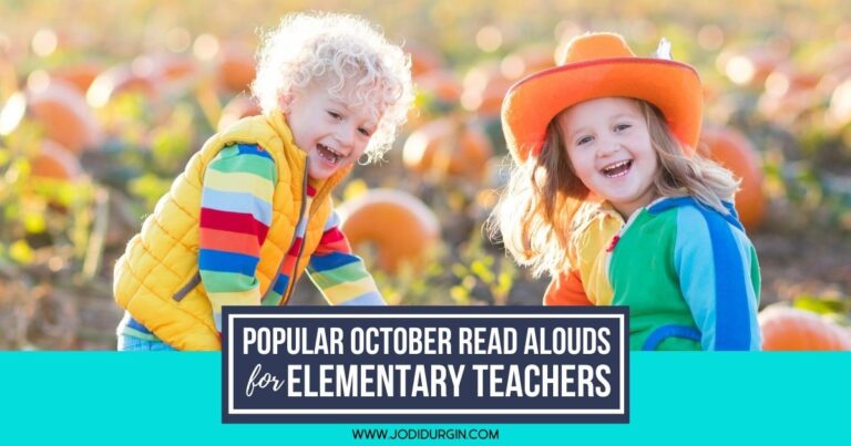 October Read Alouds for Elementary Teachers (Grades 1-5) in 2025 ...