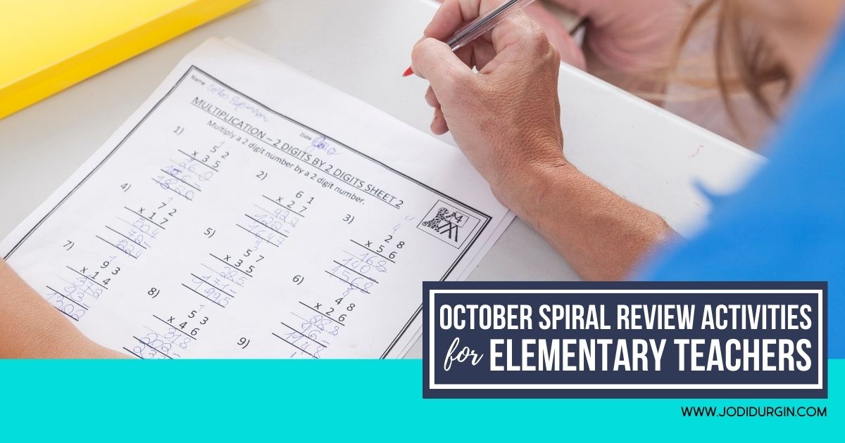 October Math Worksheets for Elementary Students in 2025 - Teaching with ...