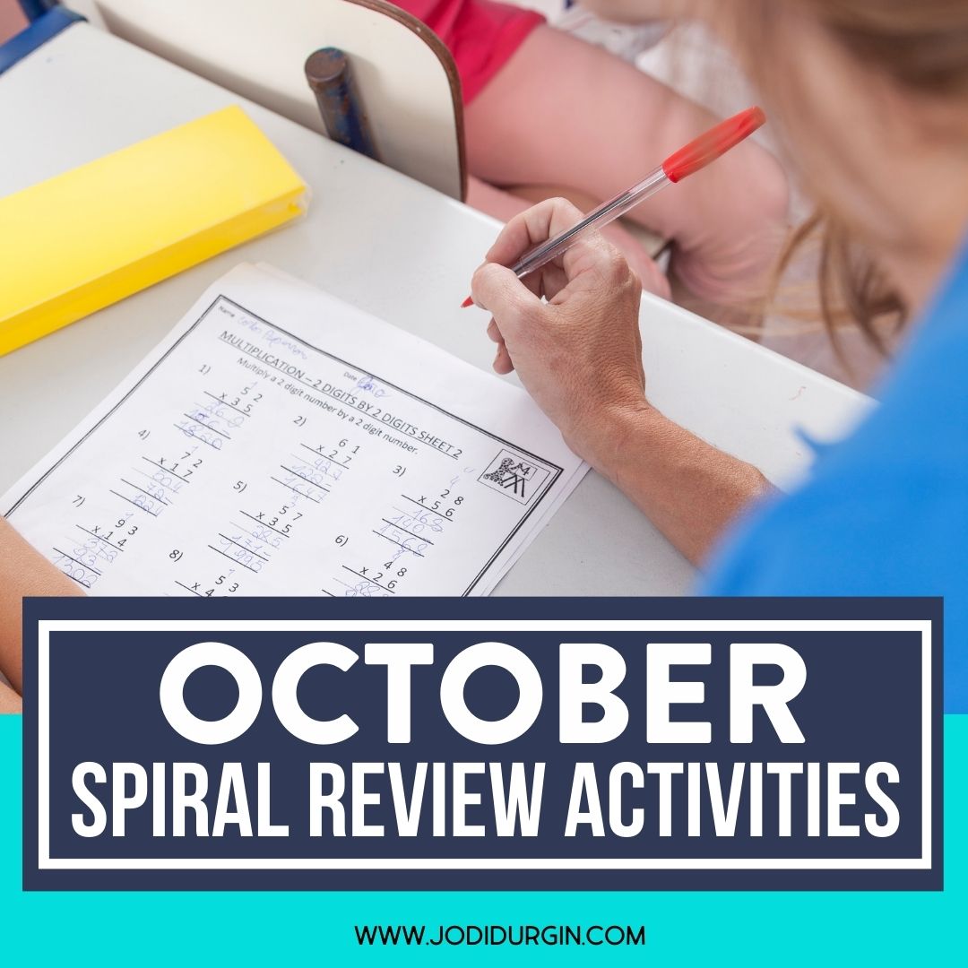 October Math Worksheets for Elementary Students in 2025 - Teaching with ...