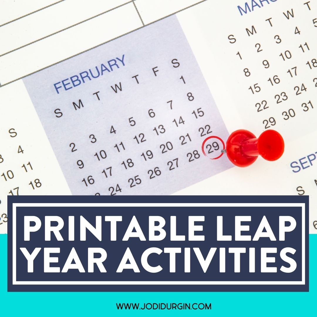 Leap Year Activities for Elementary Students - 2025 - Teaching with ...
