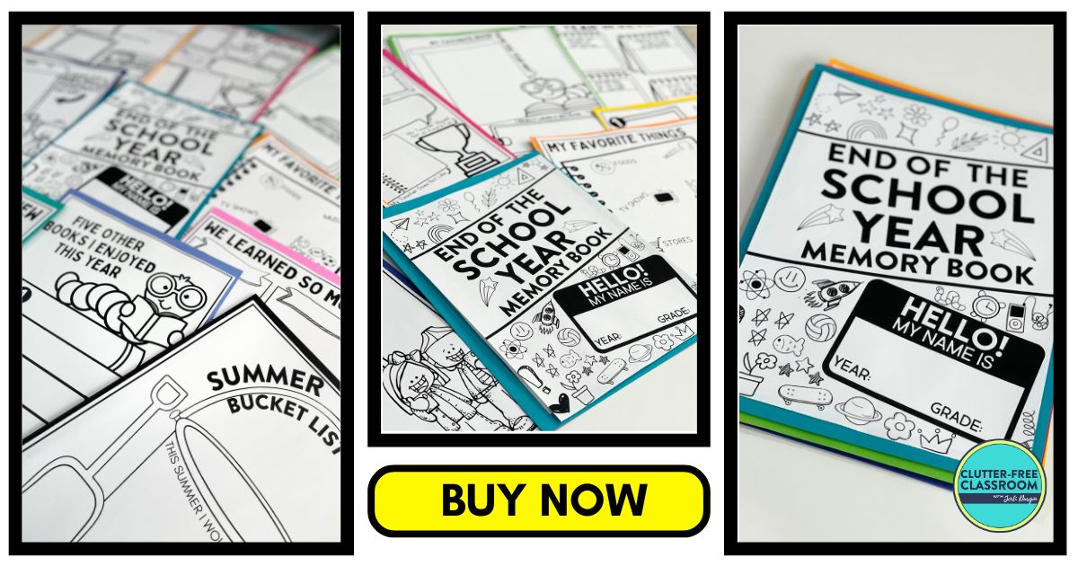 End of the Year Memory Books for Elementary Students - 2025 - Teaching ...