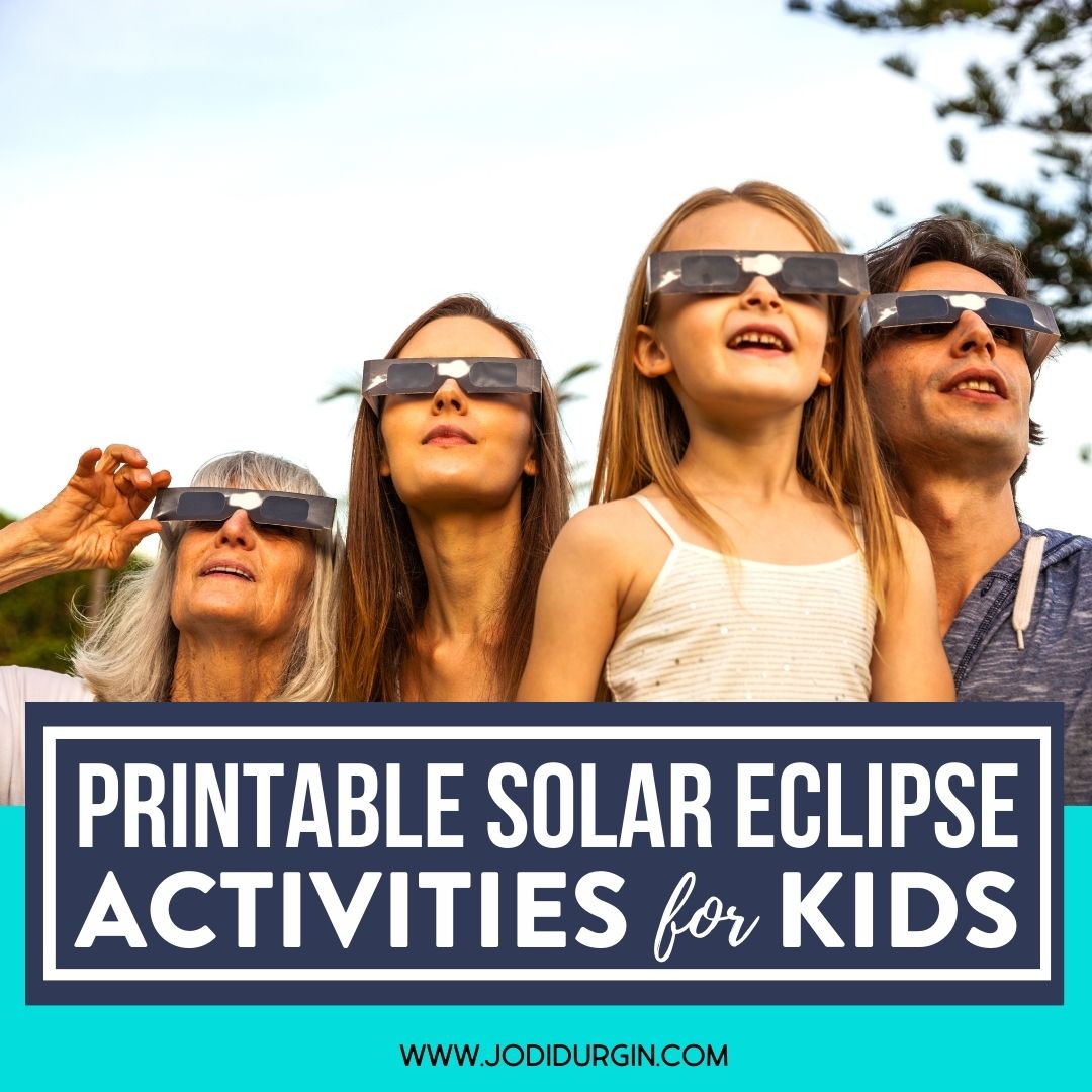 Solar Eclipse Activities for Elementary Students - 2025 - Teaching with ...