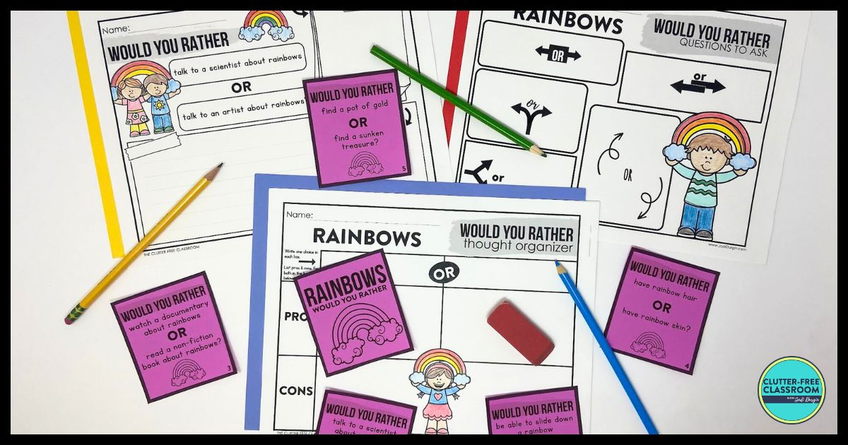 March Would You Rather Questions and Activities for Elementary Students ...