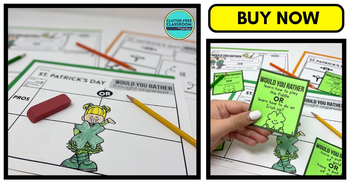 March Would You Rather Questions and Activities for Elementary Students ...