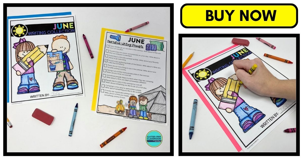 June Writing Prompts for Elementary Students in 2025 - Teaching with ...