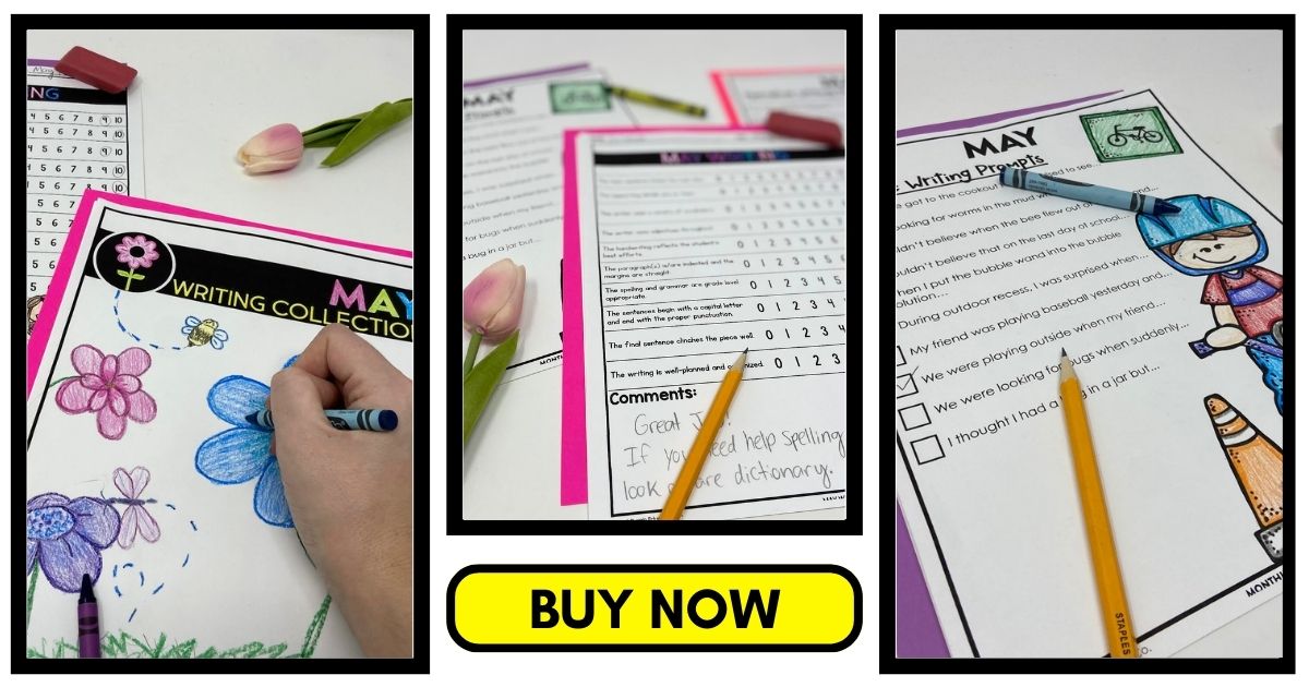 May Writing Prompts for Elementary Students in 2026 - Teaching with ...