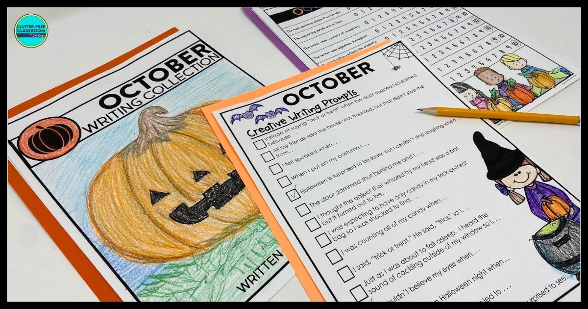 October Writing Prompts for Elementary Students in 2025 - Teaching with ...
