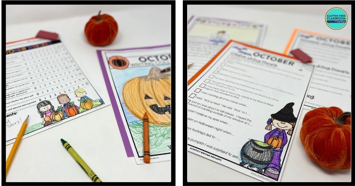 October Writing Prompts for Elementary Students in 2025 - Teaching with ...