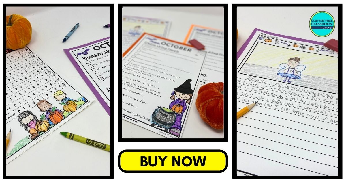 October Writing Prompts for Elementary Students in 2025 - Teaching with ...