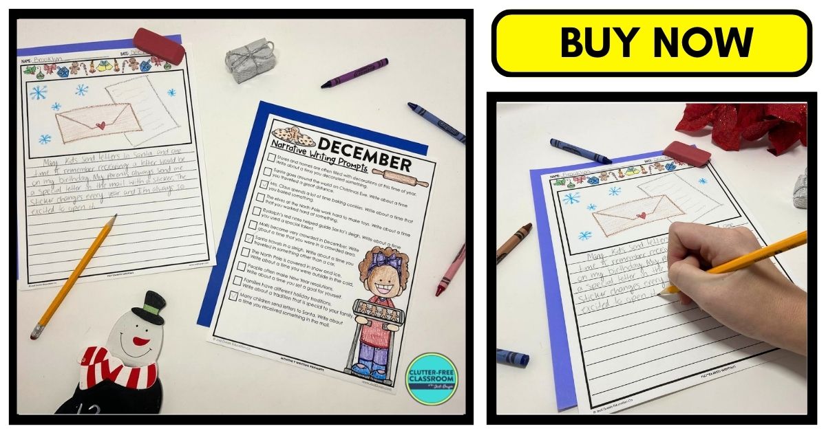 December Writing Prompts for Elementary Students in 2025 - Teaching ...