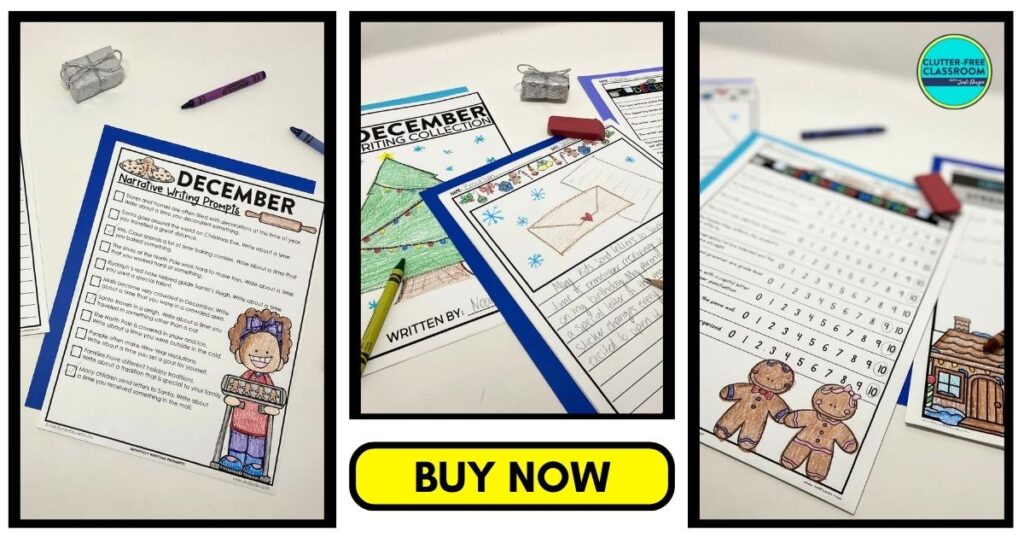 December Writing Prompts for Elementary Students in 2024 - Teaching ...