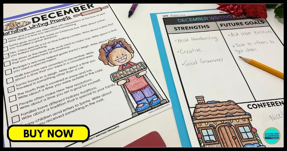 December Writing Prompts for Elementary Students in 2026 - Teaching ...