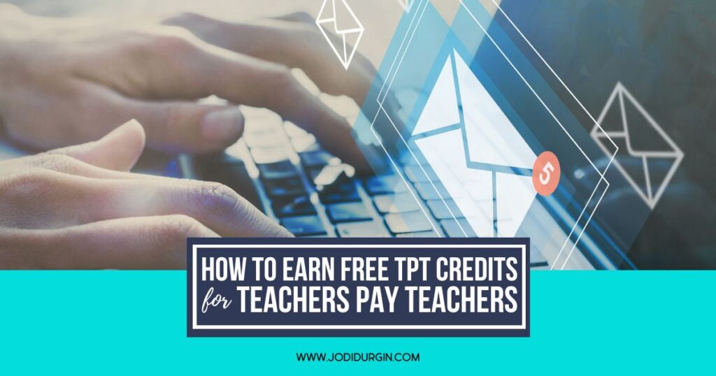 Free TPT Credits for Elementary Teachers - 2024 - Teaching with Jodi ...